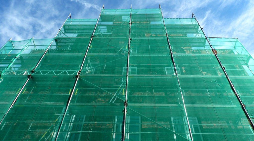 Scaffolding nets - Scaffolding construction - Scaffolding tarpaulins